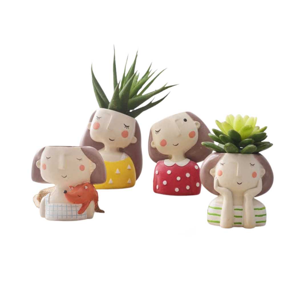 Hommfer – Mini Cache-pot Décoratif en Résine